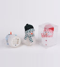 Christmas EVA LED Flashing Snowman 7 Color Holiday Party Tea Light Toy