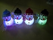 Rainbow Color Changing LED Flashing Snowman Toy Holiday Party No Peculiar Smell