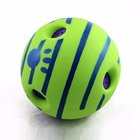 Green Funny Vinyl Pet Toys Wobble Wag Giggle Ball Safe For All Size Dog