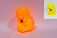 Rainbow Color Changing Light Up Bath Time Ducks Mini Animal Shape , Baby Night Light Toy