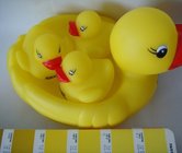 Phthalate Free Cute Baby Rubber Duck Decorated Floating For Baby Shower Water Resistant