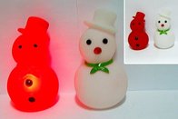 Christmas LED Flashing Santa Light Up Bath Ducks / Dolphin Night Light Luminous Toy