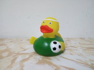Sport Theme Hockey Rubber Duck , Bath Plastic Weighted Ducks For Racing