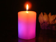 Light Activated Pillar Flameless LED Candles Rainbow Color Changing Eco Friendly