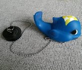 Non Phthalate Pvc Bathtub Water Stopper  , Toybathtub Drain Stopper With Rubber Duck