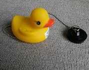 Non Phthalate Pvc Bathtub Water Stopper  , Toybathtub Drain Stopper With Rubber Duck