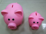 Kids Gift Novelty Money Saving Box Pink Pig Coin Bank For Decorations / Collectibles