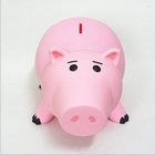 PVC Model Toys Kids Piggy Banks Pink Coin Money Box Eco Friendly Vinyl Material