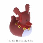 Holiday Decorated Christmas Rubber Duck Candles Design For Carnival Game 
