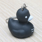 Black Vinyl Skeleton Duck Rubber Duck Keychain Party Favors Gift For Home Key