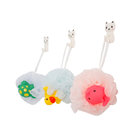 Baby Cute Soft Vinyl Toys Animal Cartoon Colorful Mesh Sponge PE Bath Shower Puff Ball