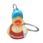 Funny Mini Rubber Ducks Shaped Toy Soft PVC Rubber Duck Keychain 5 Inch