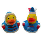 ECO Friendly Unique Bath Rubber Ducks / Bathtub Fun Bath Toys For Toddlers
