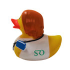 Lovely Doctor Type Squeezing Rubber Ducks Logo Printing Floating Style EN71
