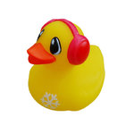Children Mini Rubber Ducks / Personalized Rubber Duck Bathroom Set Yellow Color