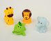 Small rubber bath toys floating animal toy set of squirt bath animal toy