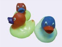 Baby Shower Rubber Color Changing Ducks With Water Temperature Sensor
