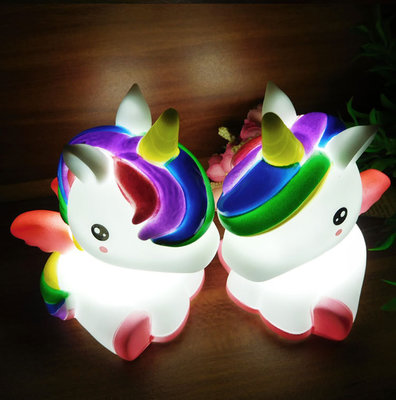 Novelty Toy Unicorn Night Light / Unicorn Led Light 7 Colors Change For Kids
